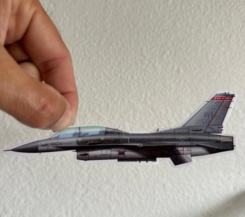 General Dynamics F-16 Fighting Falcon Sticker US Navy Plane Jet Car ...