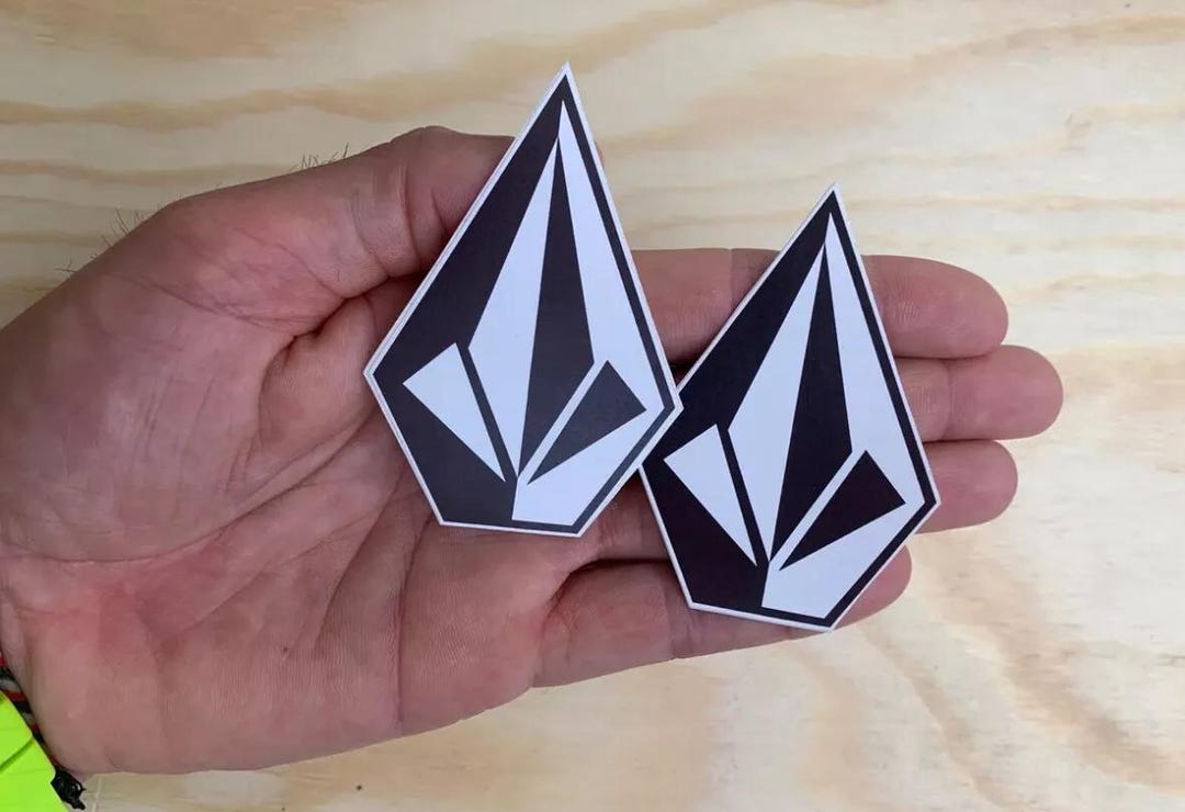 Volcom Stone Sticker Skate Surf Decal Skateboard Snowboard - Etsy