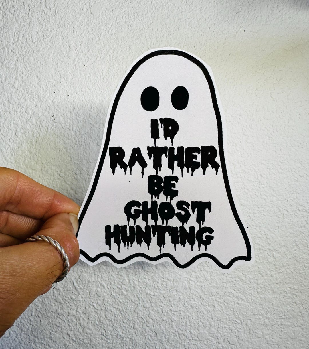 I’d Rather Be Ghost Hunting Sticker Decal Tactical Hunt Gear Bow ...