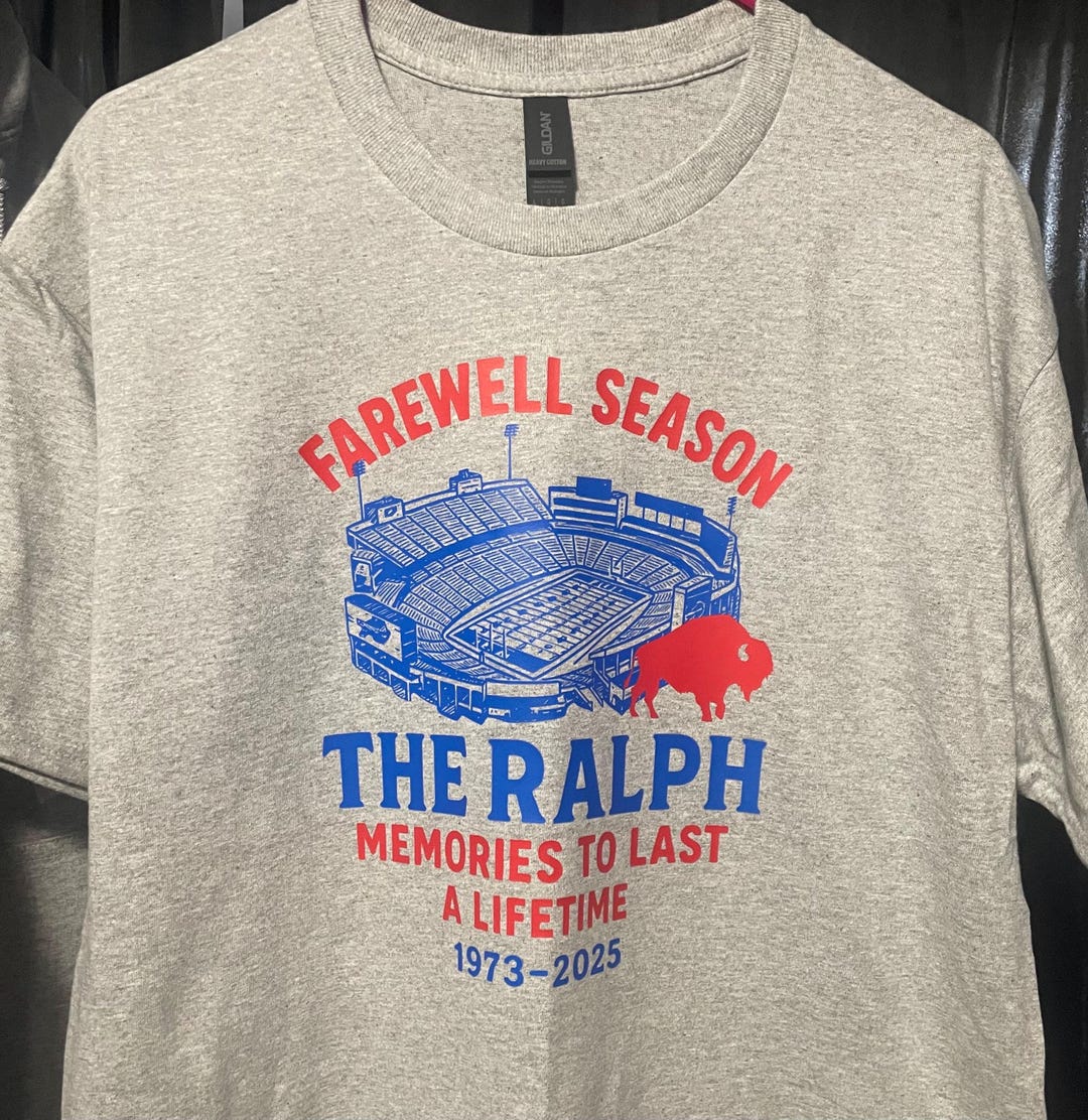 Buffalo Football Memoribilia | Farewell to the Ralph Tshirt/ Crewneck ...