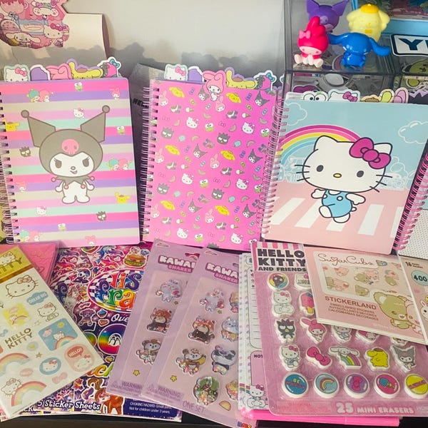 Kitty Hello Stationary - Etsy