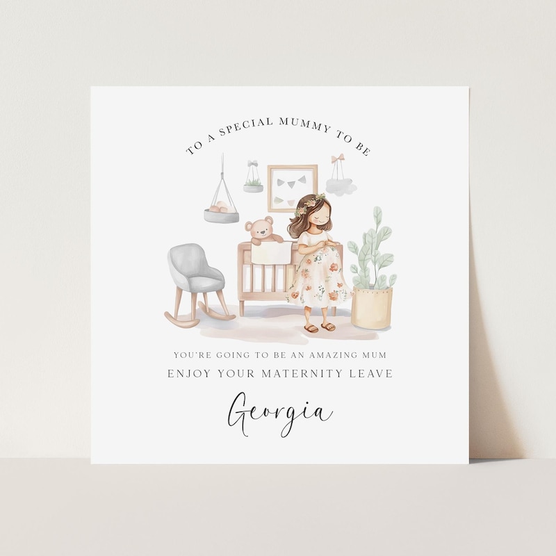 Maternity Leave Card - Etsy UK