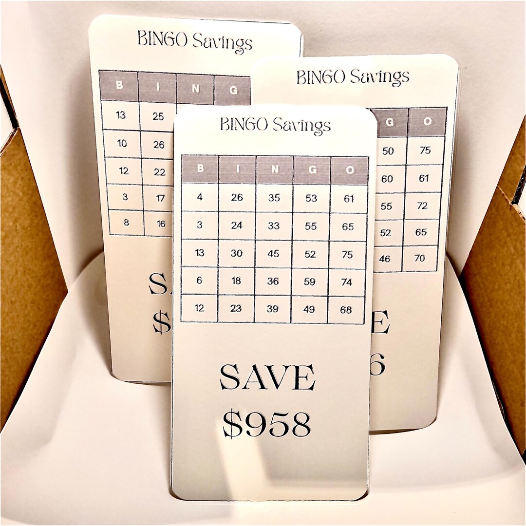 Bingo Savings Challenge: A6 Cash Envelope Tracker - Etsy