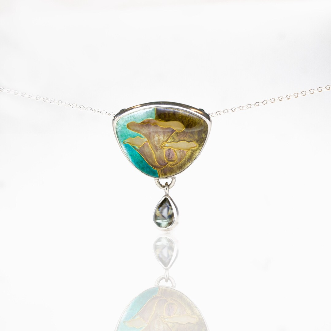 Oyster Mushroom Pendant - Etsy