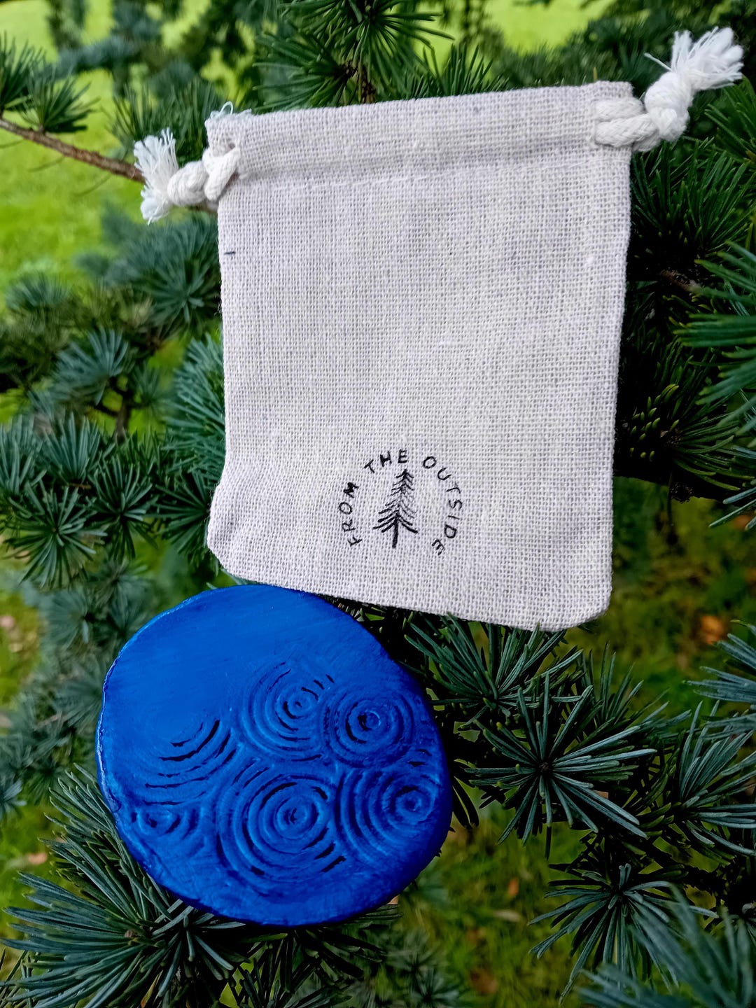 Clay Tactile Stress Pebble - Water Ripples - Etsy