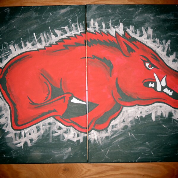 Razorback Paintings - Etsy