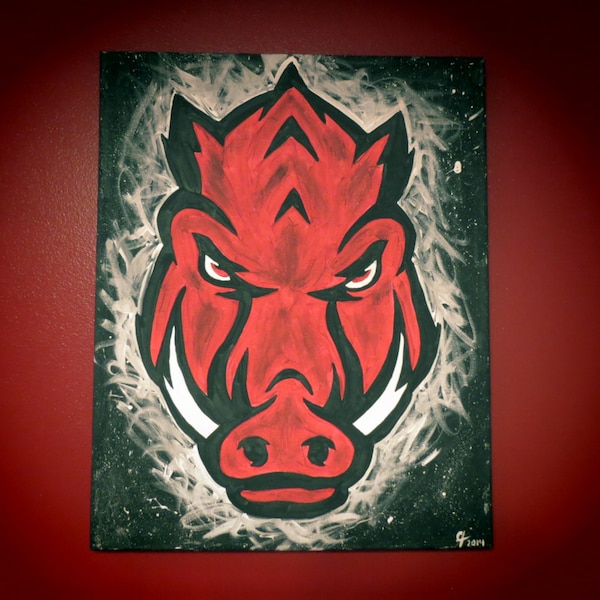 Razorback Logo - Etsy