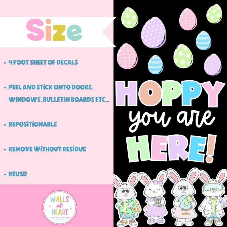 Hoppy You Are Here Spring Classroom, Easter Bulletin Board | Easter Egg ...