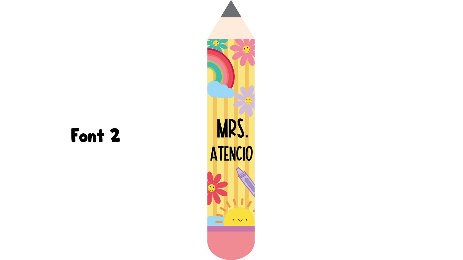 Personalized Classroom Pencil Name Signs | Unique Teacher & Classroom ...