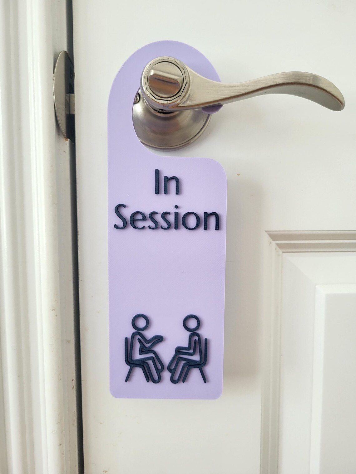 In Session Door Hanger: Therapist Office Sign Available in Many Colors ...