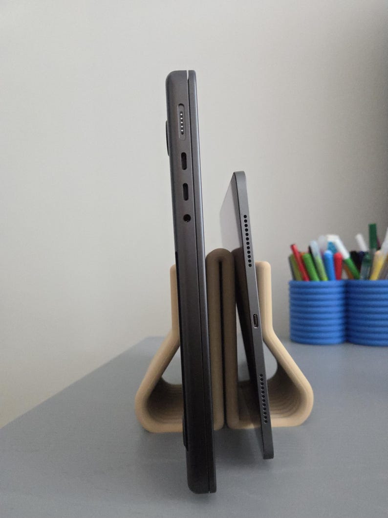 Dual Vertical Laptop and Tablet Stand, 25+ Colors - Etsy