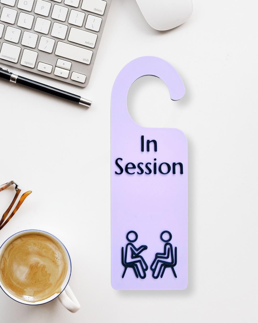 In Session Door Hanger: Therapist Office Sign Available in Many Colors ...