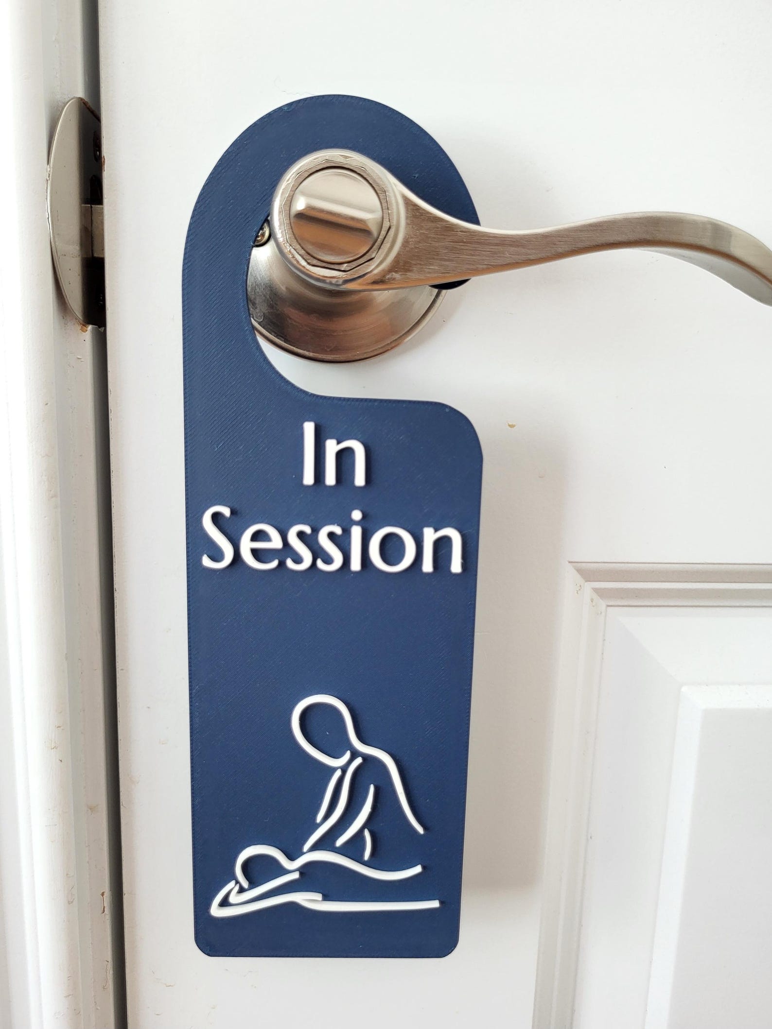 In Session Door Hanger – Spa & Therapy Room Sign, Do Not Disturb ...