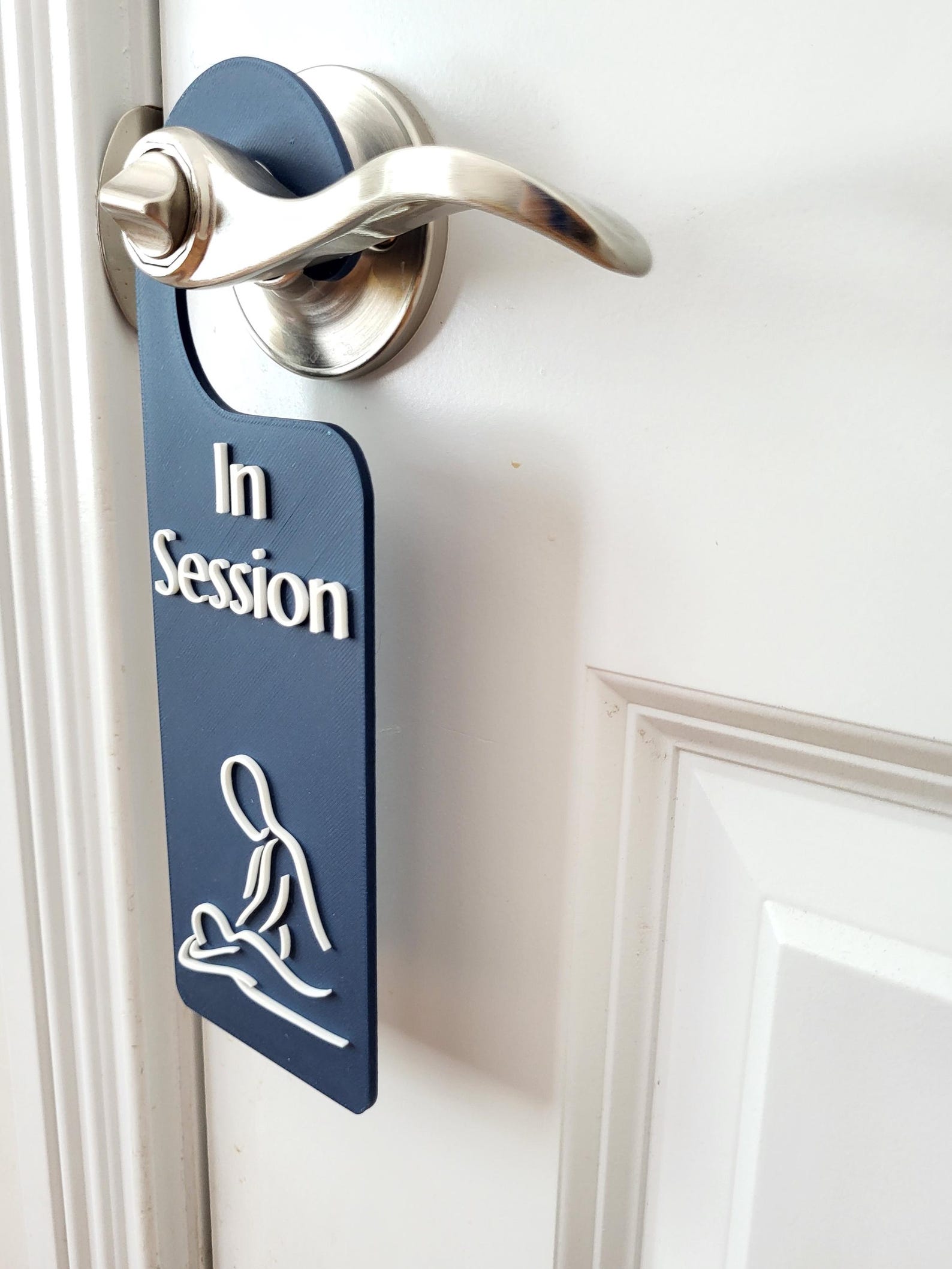 In Session Door Hanger – Spa & Therapy Room Sign, Do Not Disturb ...