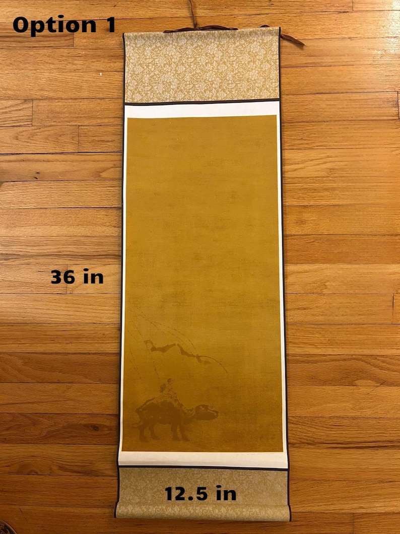 Hand-painted Custom Chinese Calligraphy Scroll – Handmade Wall Art ...