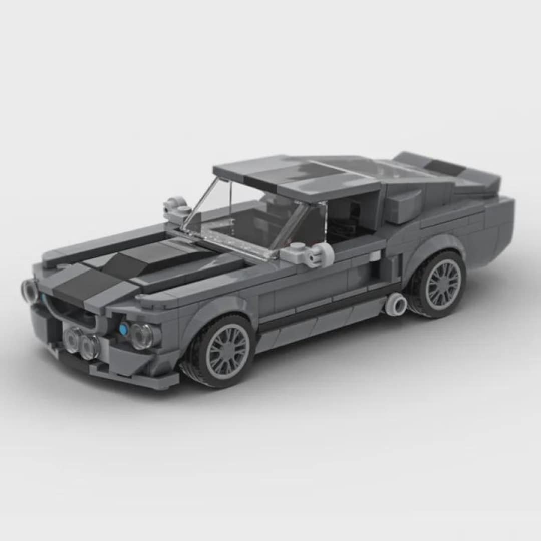 Shelby GT500 Mustang Building Blocks, Racing Car Construction Toy - Etsy