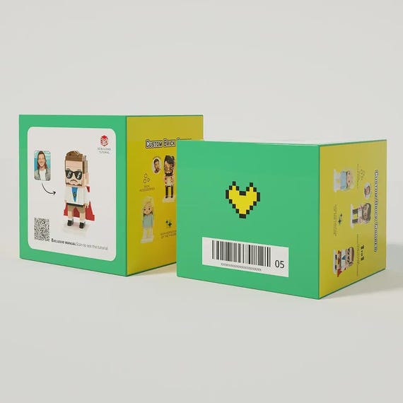 Custom Legos Photo Blocks Full Body Customizable 4 People Custom Brick ...