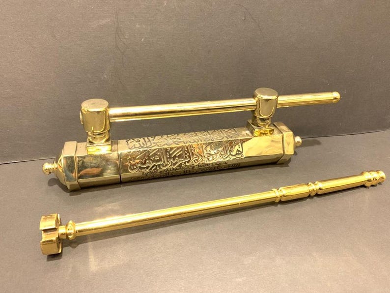 Authentic Kaaba Door Lock: Masjid Al-haram Relic With Keys - Etsy