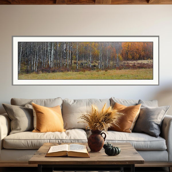 Triptych Aspen Tree - Etsy