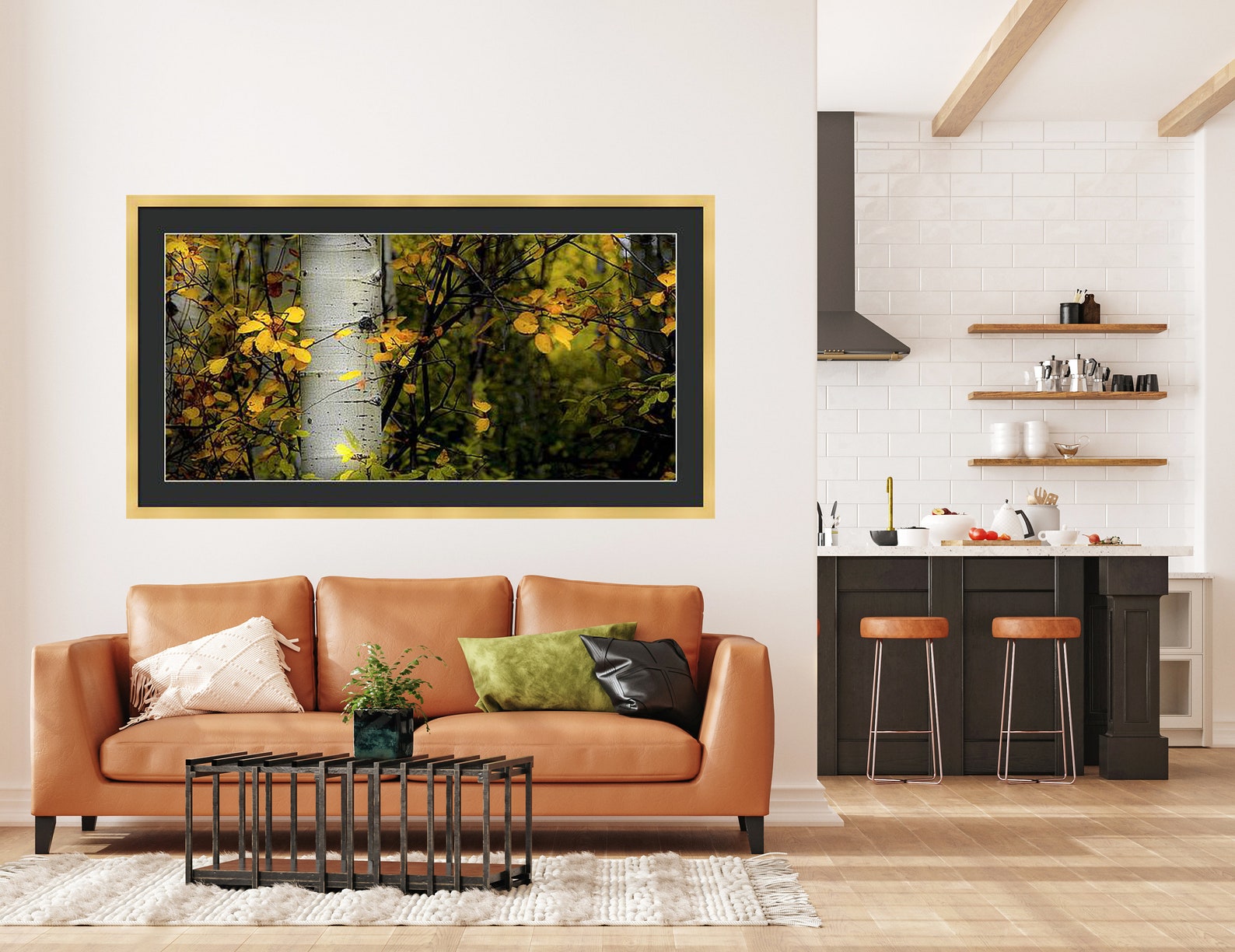 Aspen Trees, Fall Tree Decor, Aspen Trees Autumn, Colorado Art, Rustic ...