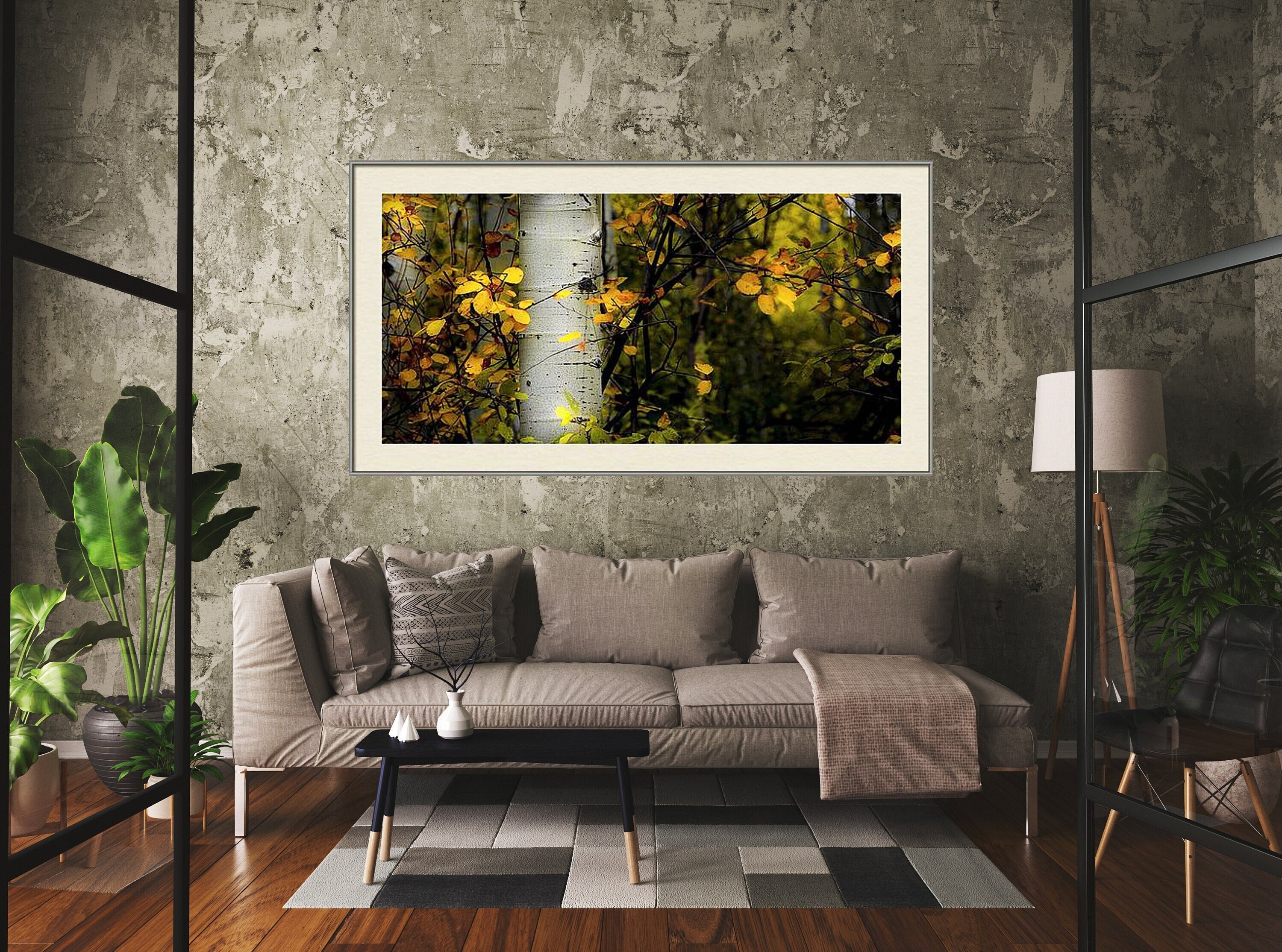 Aspen Trees, Fall Tree Decor, Aspen Trees Autumn, Colorado Art, Rustic ...