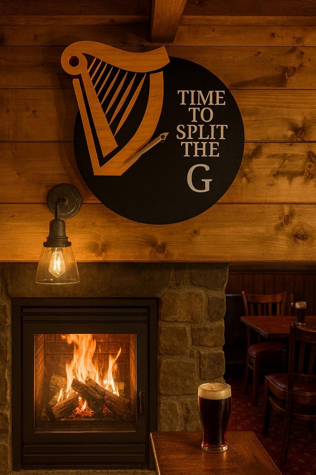 Guinness Wall Clock - Etsy