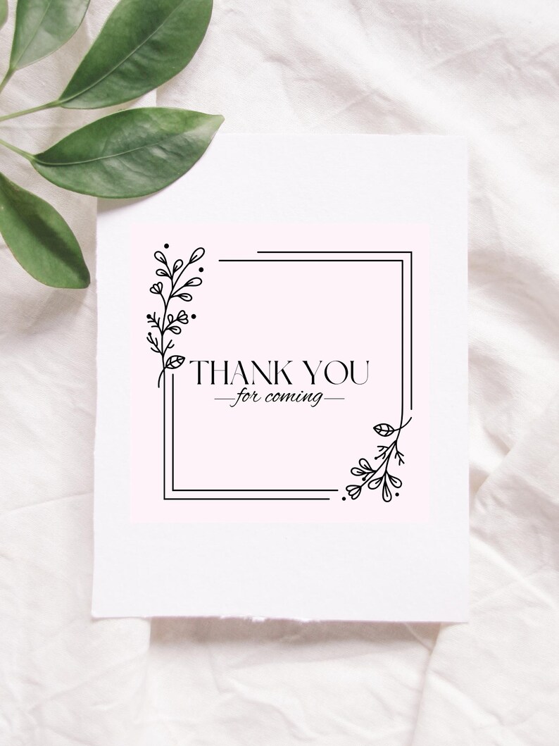 Personalized Digital Thank You Card Template: Customizable Gratitude ...