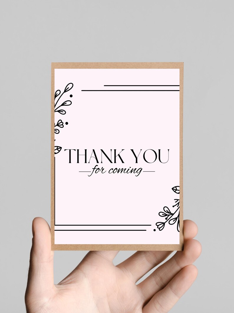 Personalized Digital Thank You Card Template: Customizable Gratitude ...