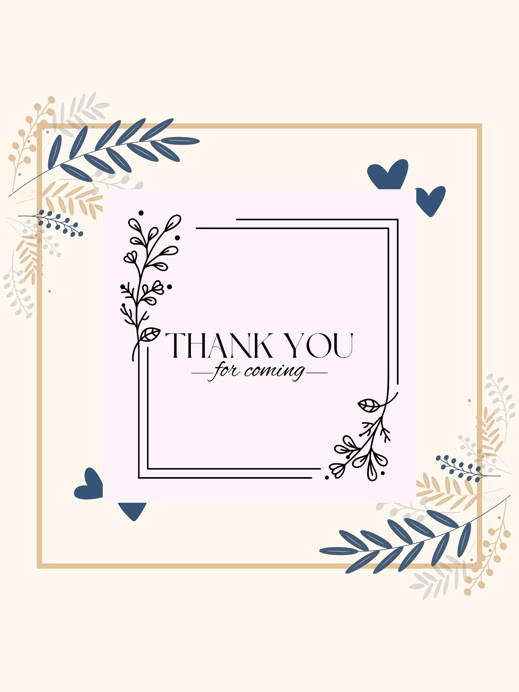 Personalized Digital Thank You Card Template: Customizable Gratitude ...