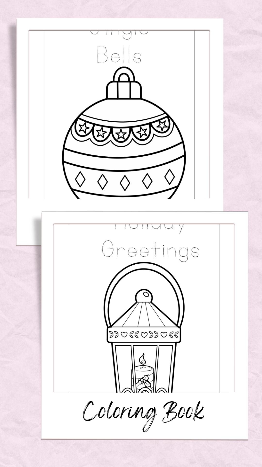 Dorable Winter Holiday Coloring Book: Festive Christmas Pages for Kids ...