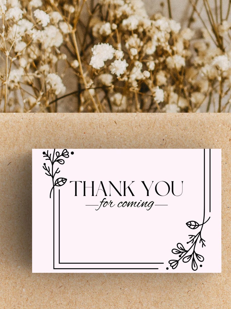 Personalized Digital Thank You Card Template: Customizable Gratitude ...