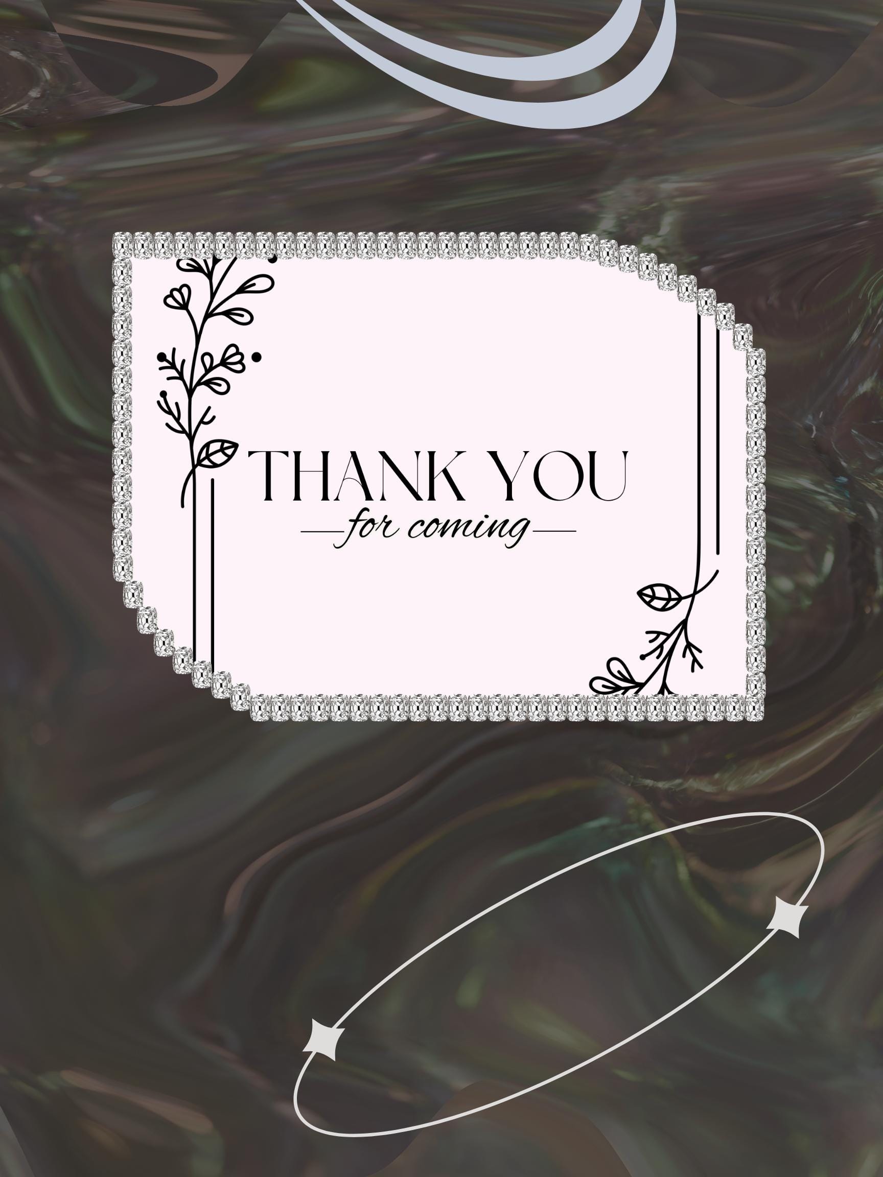 Personalized Digital Thank You Card Template: Customizable Gratitude ...