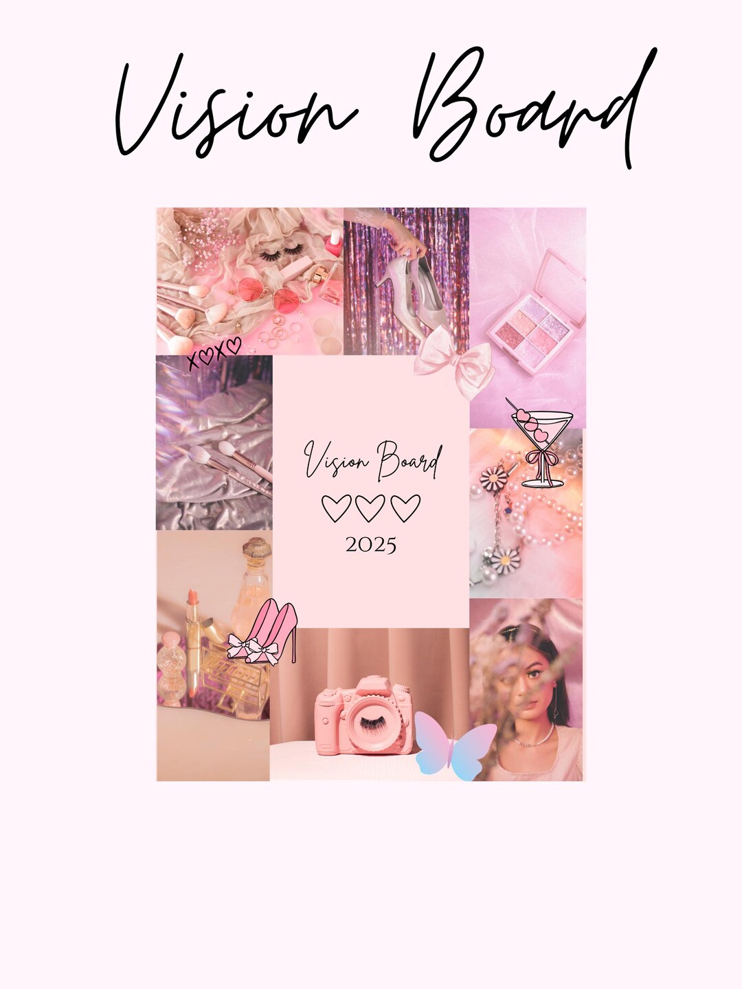 2025 Digital Vision Board: Inspirational Goal Setting and Life Planning ...