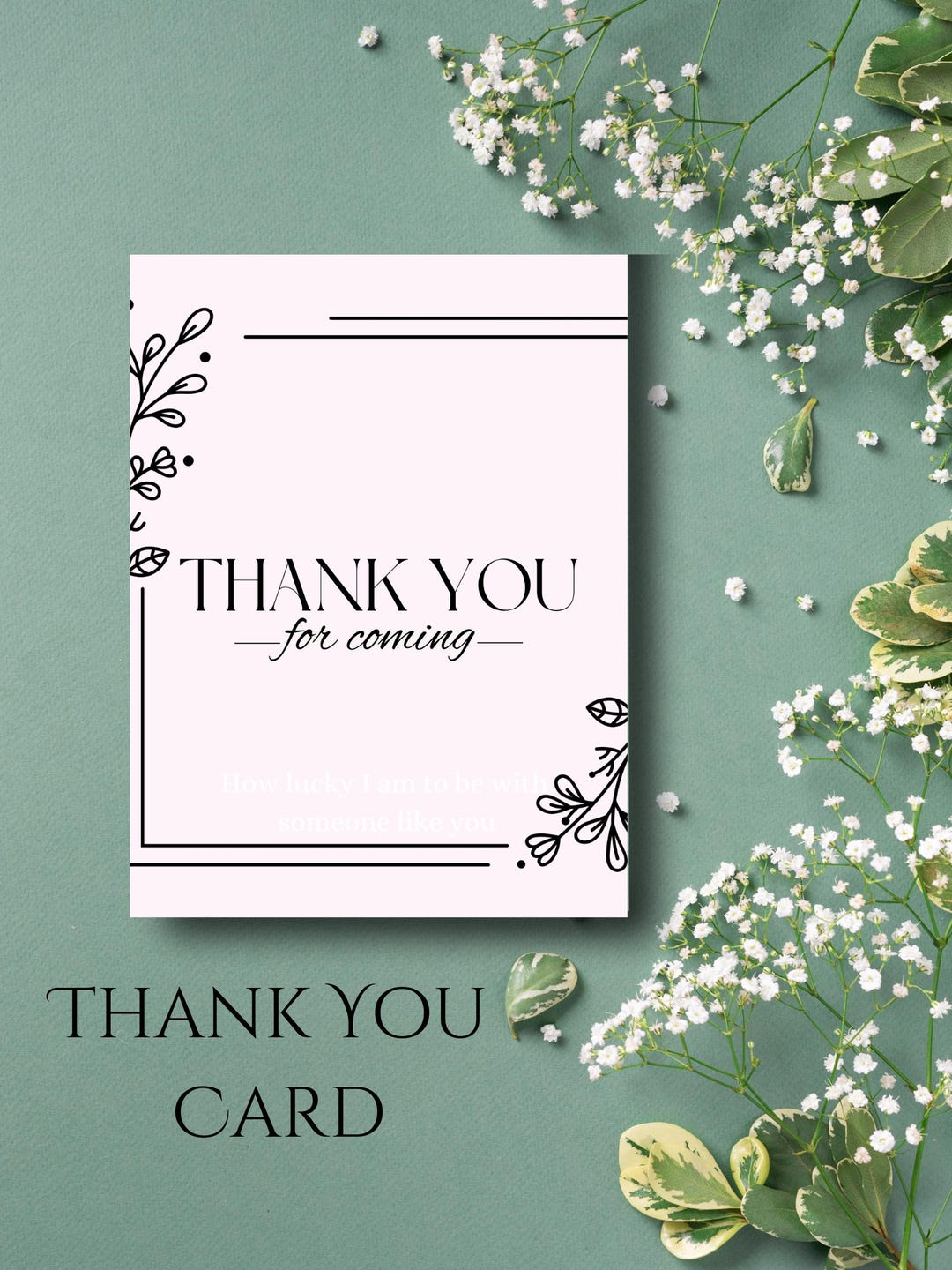 Personalized Digital Thank You Card Template: Customizable Gratitude ...
