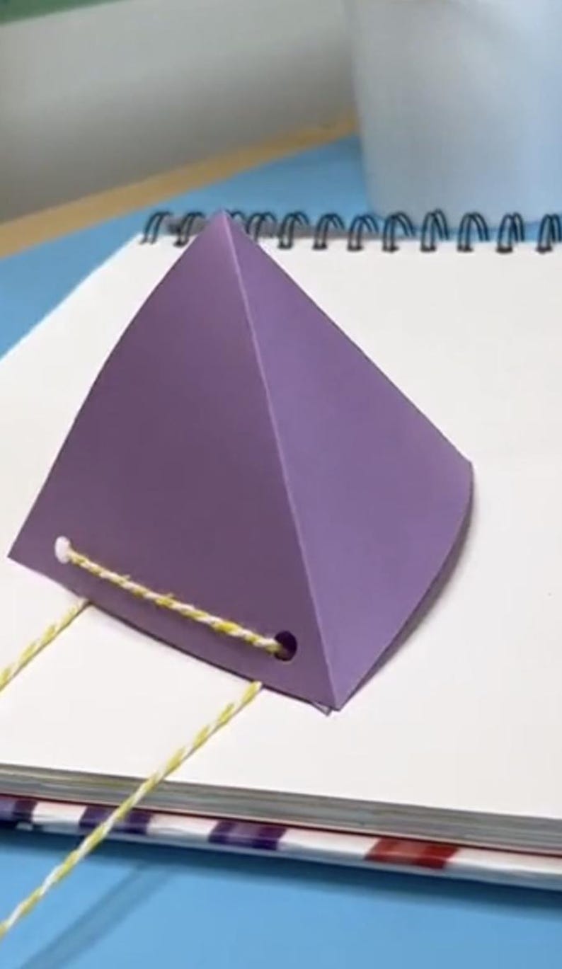 Moonshotkidz Ten (10) Pull up Nets of 3D Shapes STEAM Paper Crafts for ...