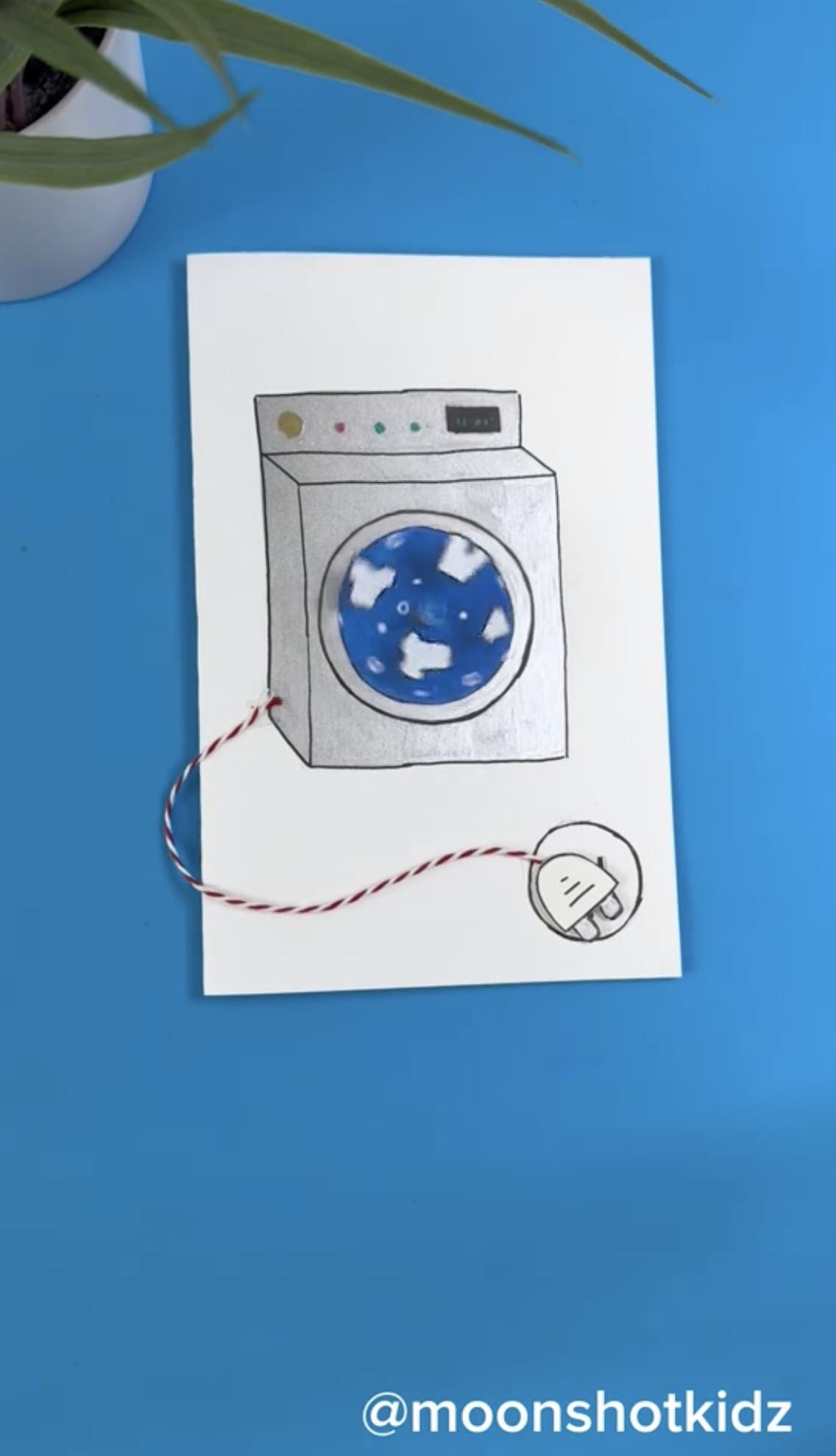 Moonshotkidz "washing Machine" Template & Instructions for Interactive ...