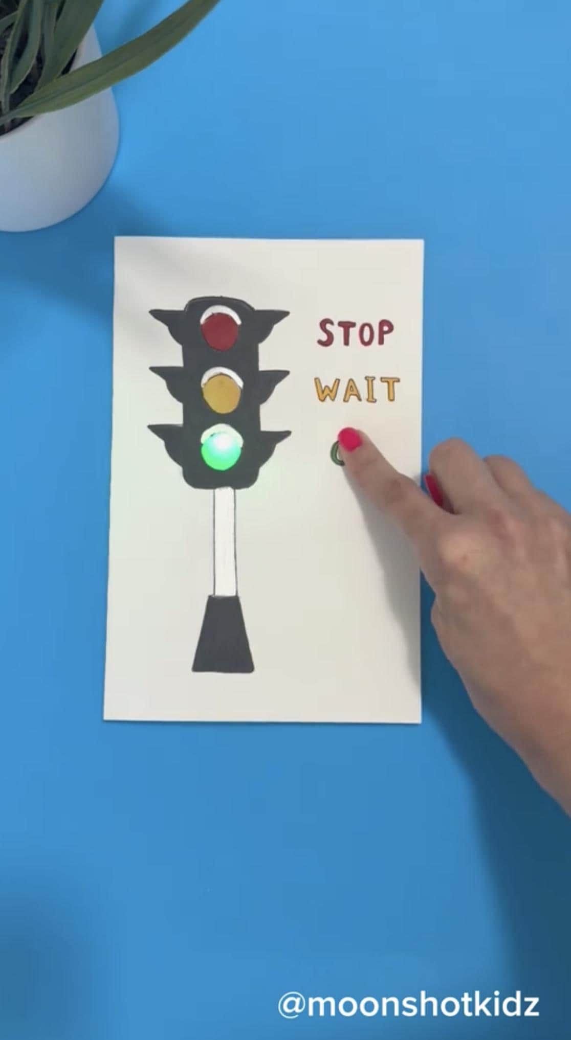 Moonshotkidz "traffic Light" Template & Instructions for Interactive ...