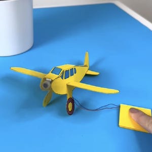 3D Paper Airplane Template & Instructions: STEAM DIY Project (digital ...