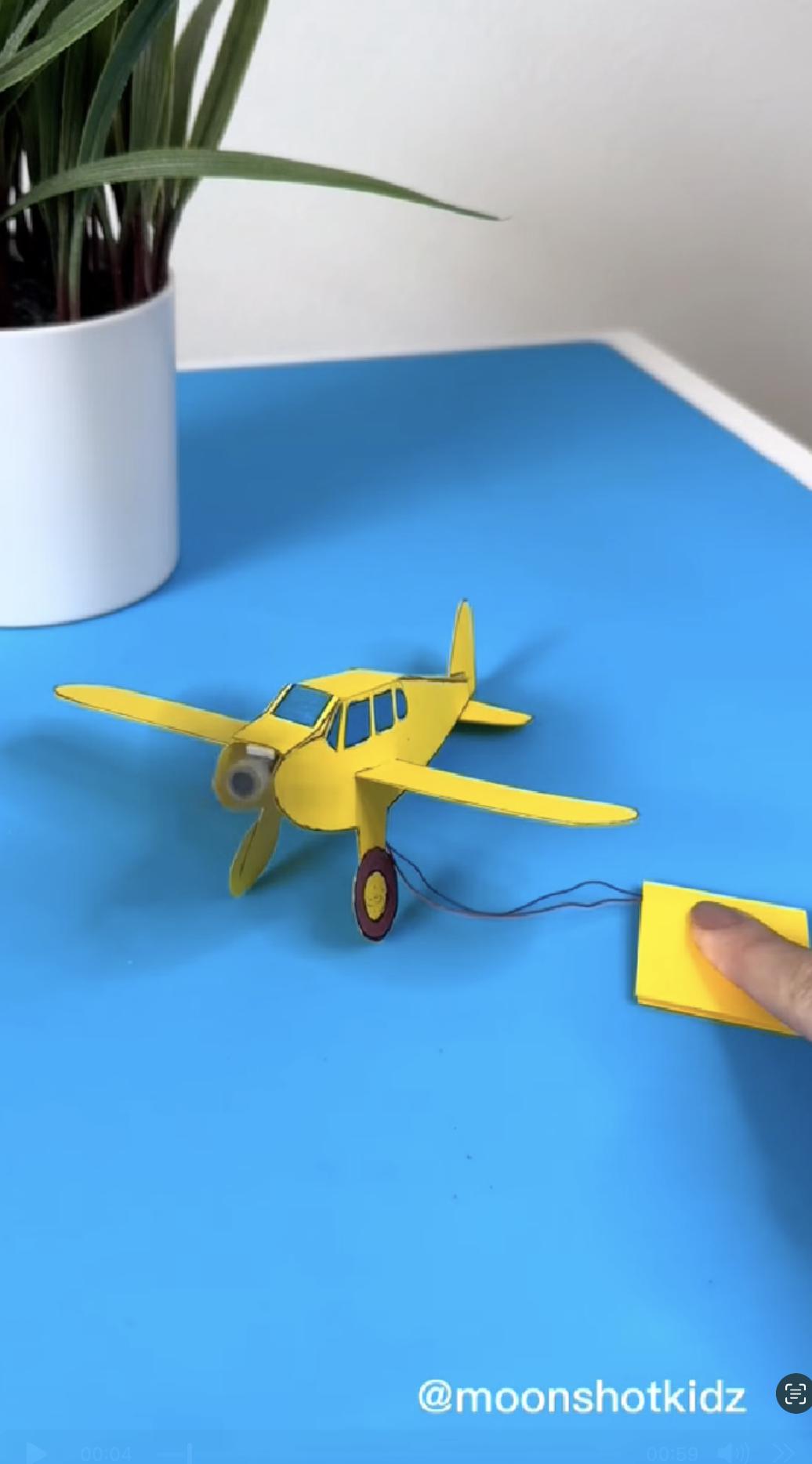 3D Paper Airplane Template & Instructions: STEAM DIY Project (digital ...