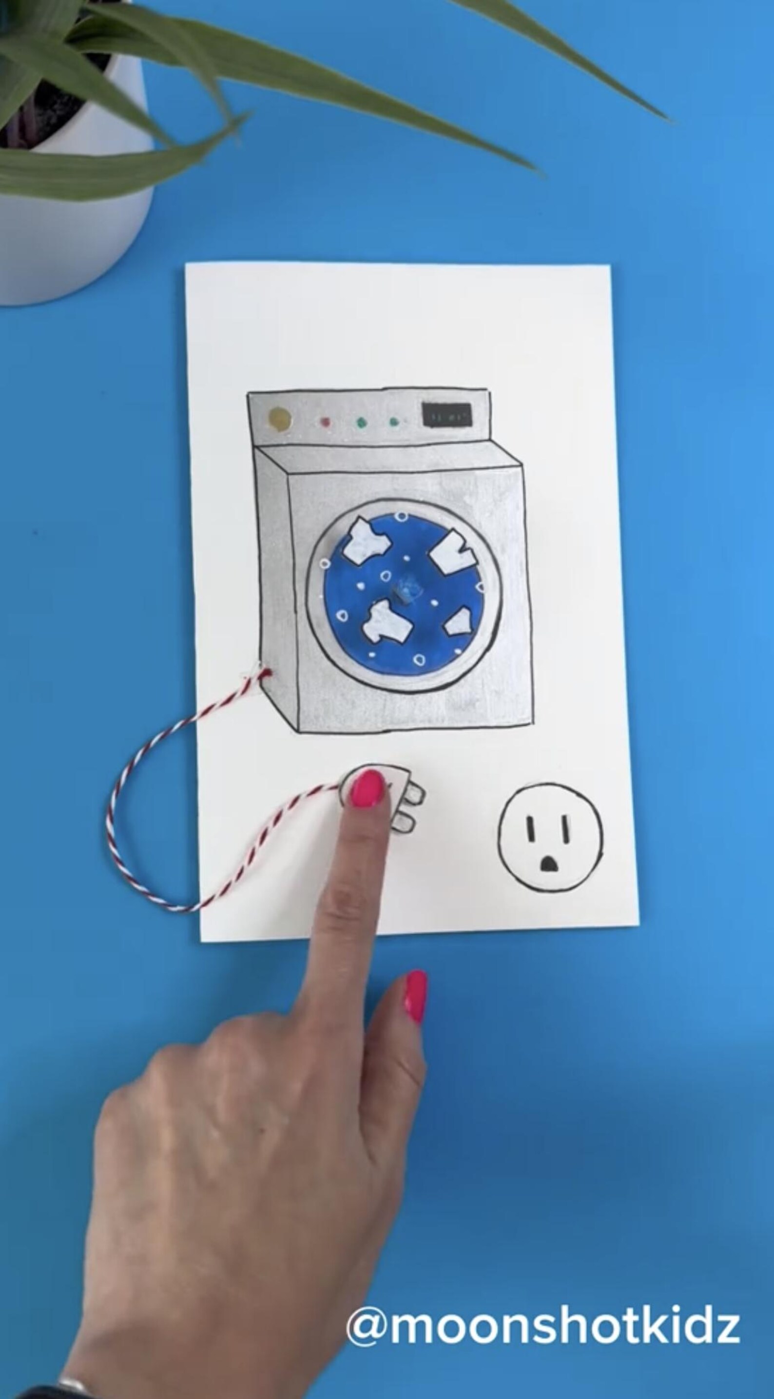 Moonshotkidz "washing Machine" Template & Instructions for Interactive ...