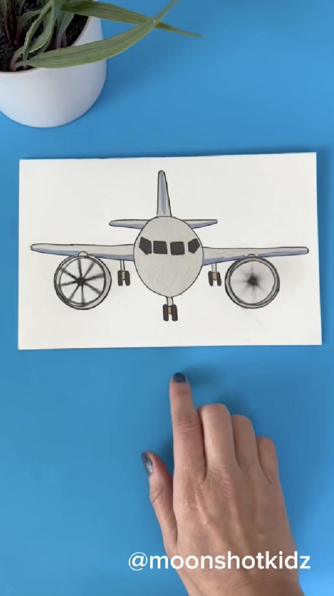 Moonshotkidz "jet Airplane" Template & Instructions for Interactive ...