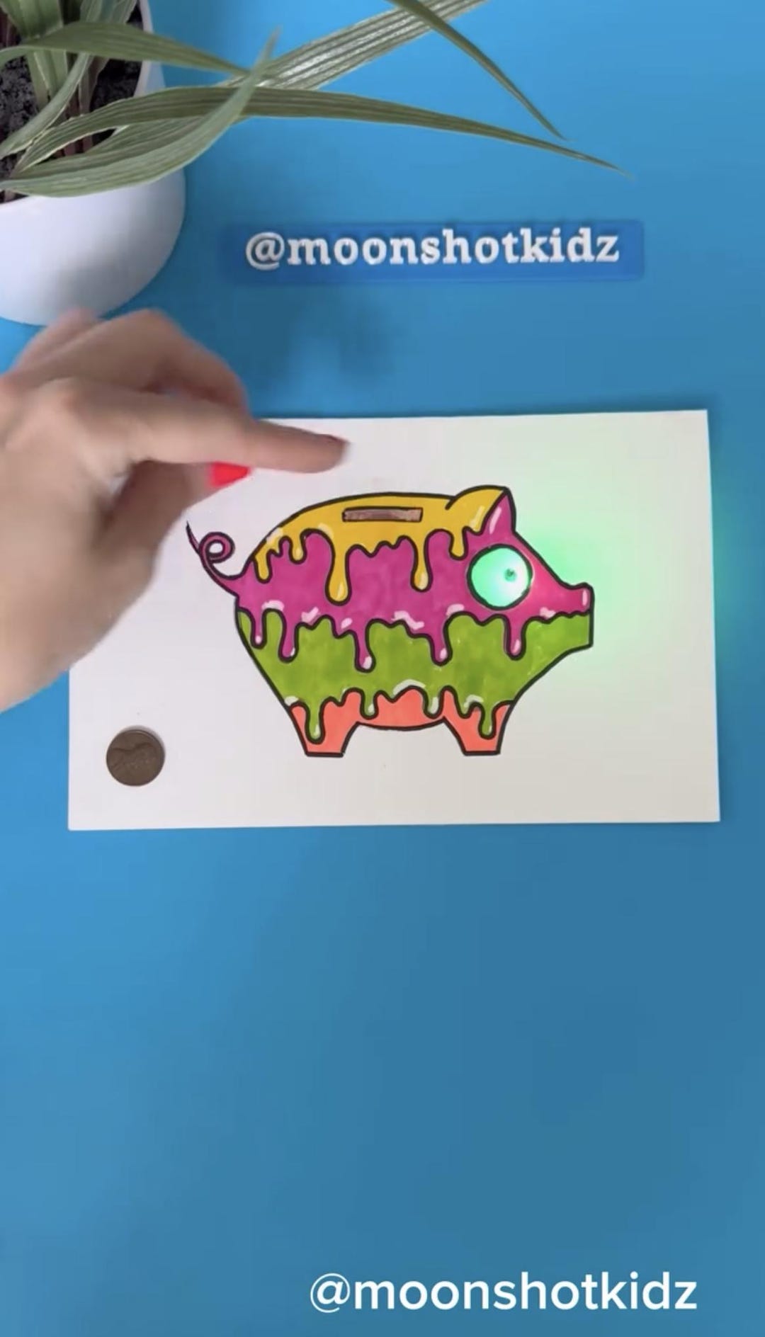 DIY Paper Piggy Bank Card: STEM Project Template (digital Download) - Etsy