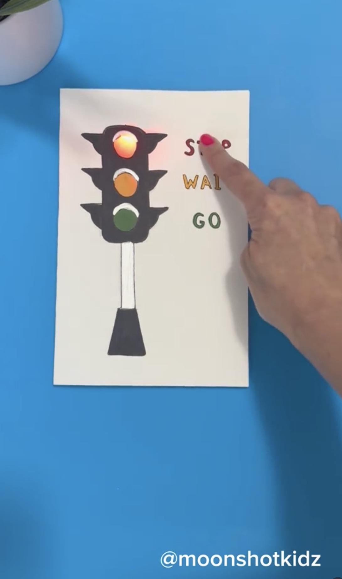 Moonshotkidz "traffic Light" Template & Instructions for Interactive ...