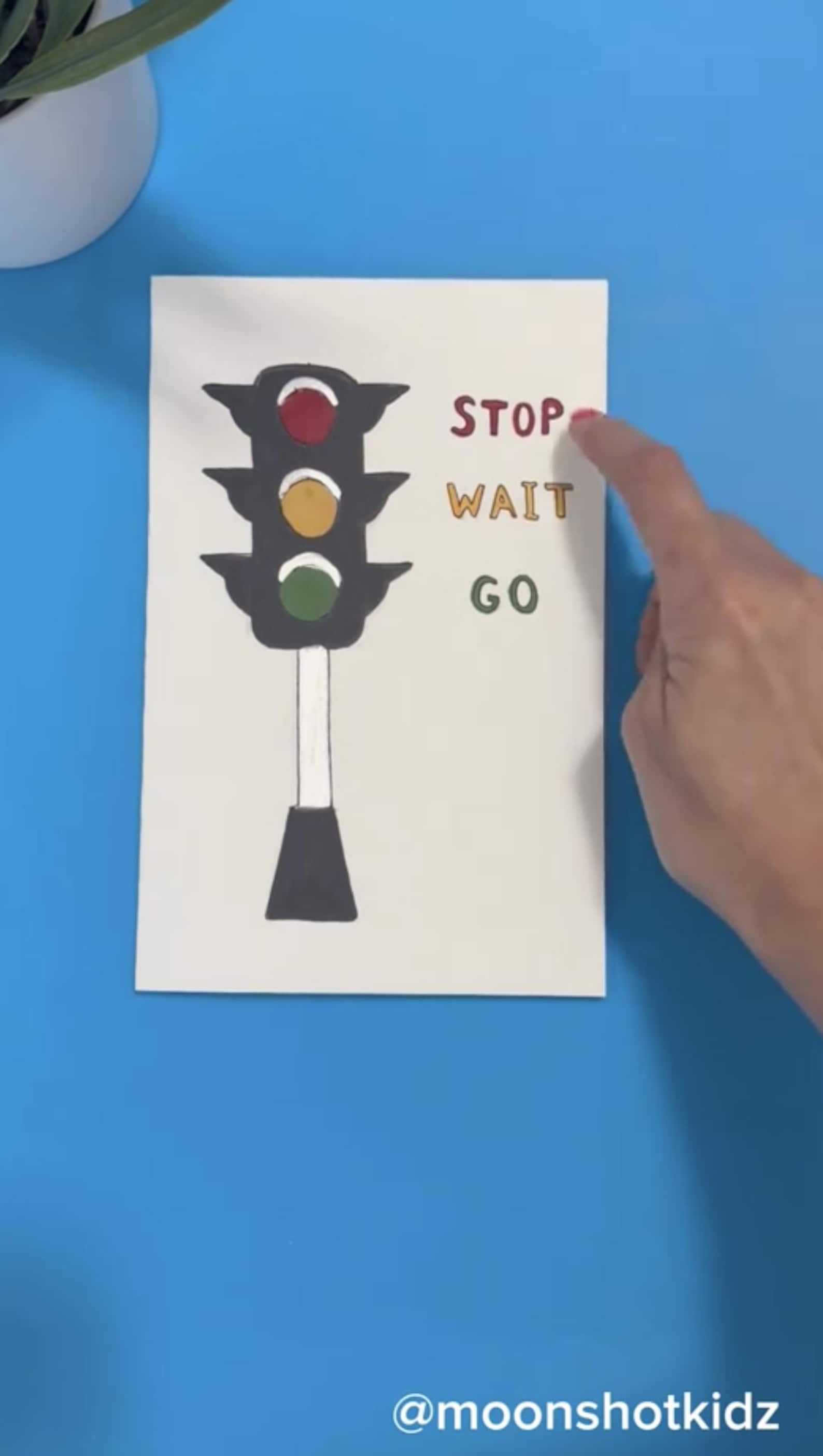Moonshotkidz "traffic Light" Template & Instructions for Interactive ...