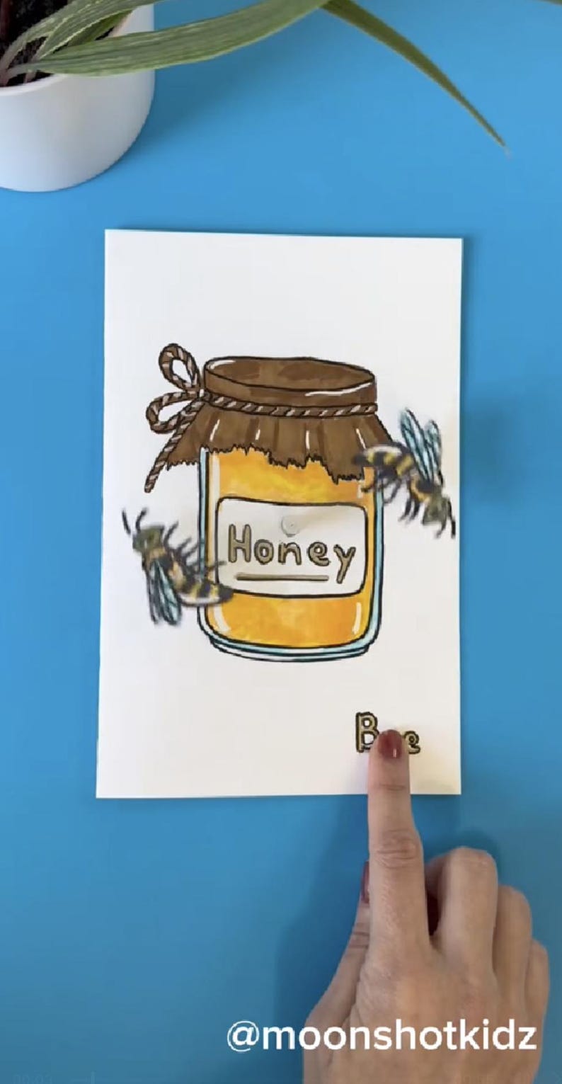 Honey Jar Interactive Card, Paper Electronics STEM DIY Project (digital ...