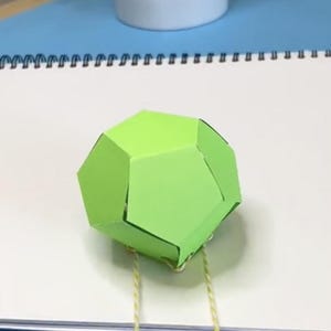 Moonshotkidz Ten (10) Pull up Nets of 3D Shapes STEAM Paper Crafts for ...