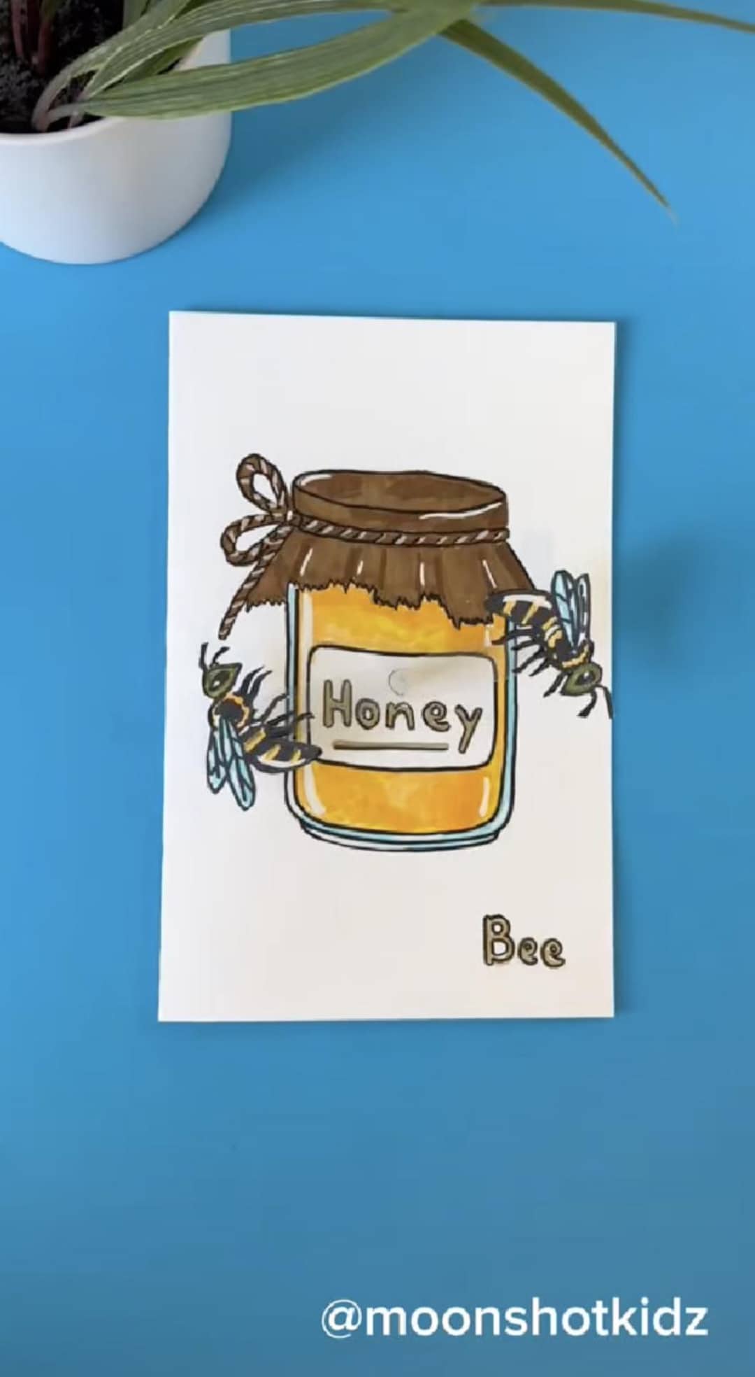Honey Jar Interactive Card, Paper Electronics STEM DIY Project (digital ...