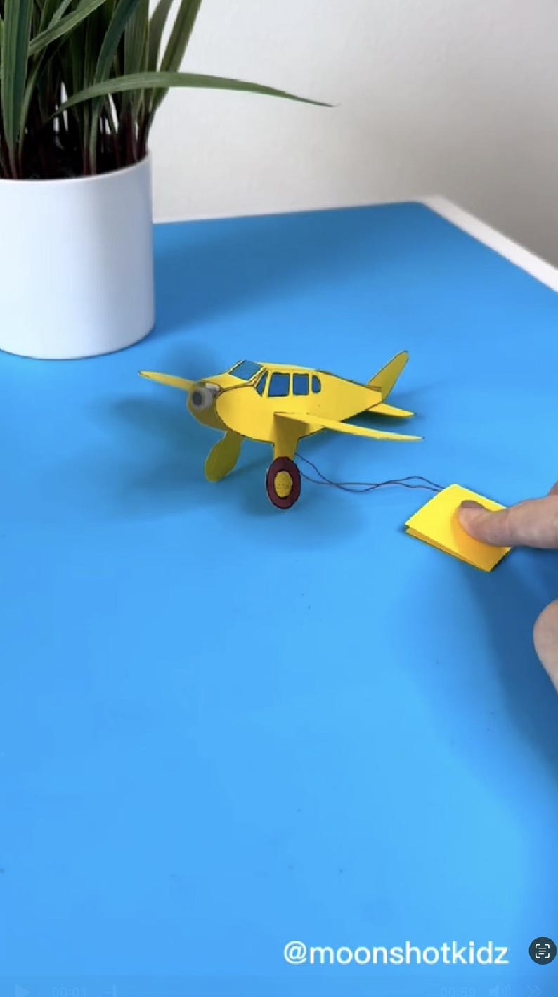 3D Paper Airplane Template & Instructions: STEAM DIY Project (digital ...