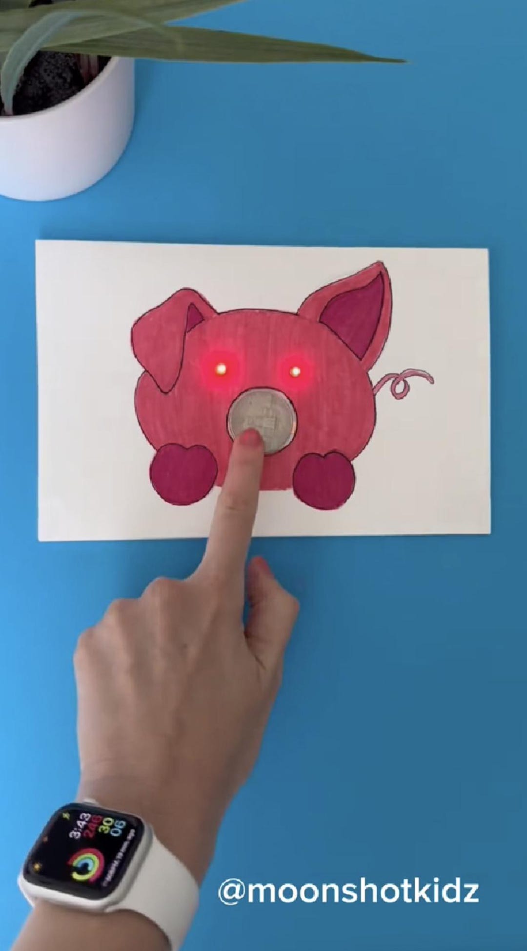 Moonshotkidz "piggy Bank" Template & Instructions for Interactive Card ...