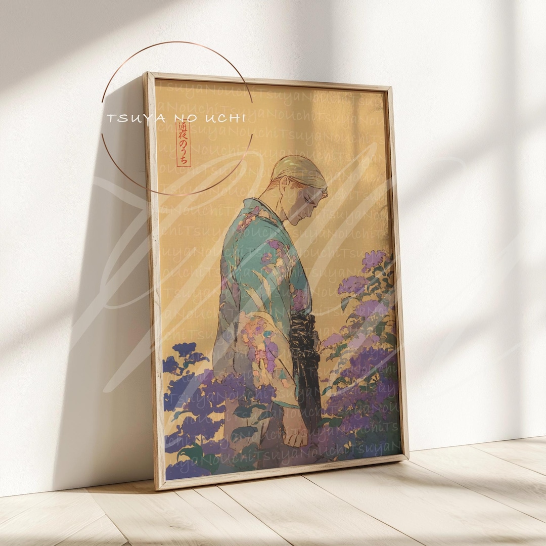 Erwin Smith Art Print · Attack on Titan Poster · Anime Ukiyo-e Art ...